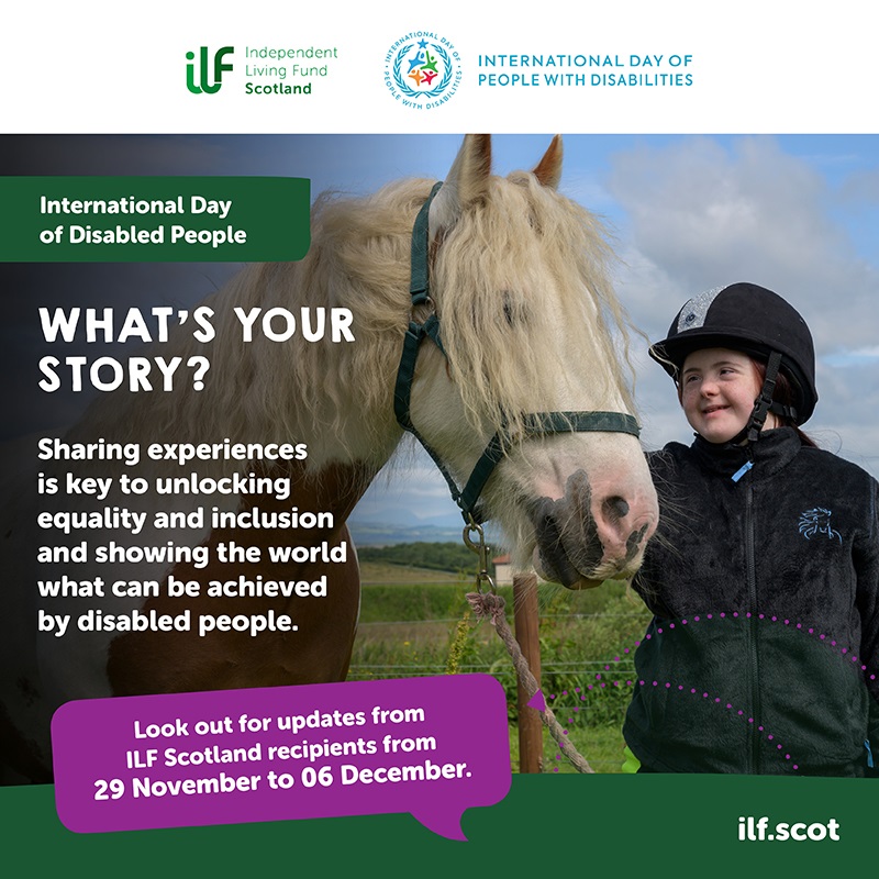 Celebrating the International Day of Disabled People 2021! | ILF Scotland
