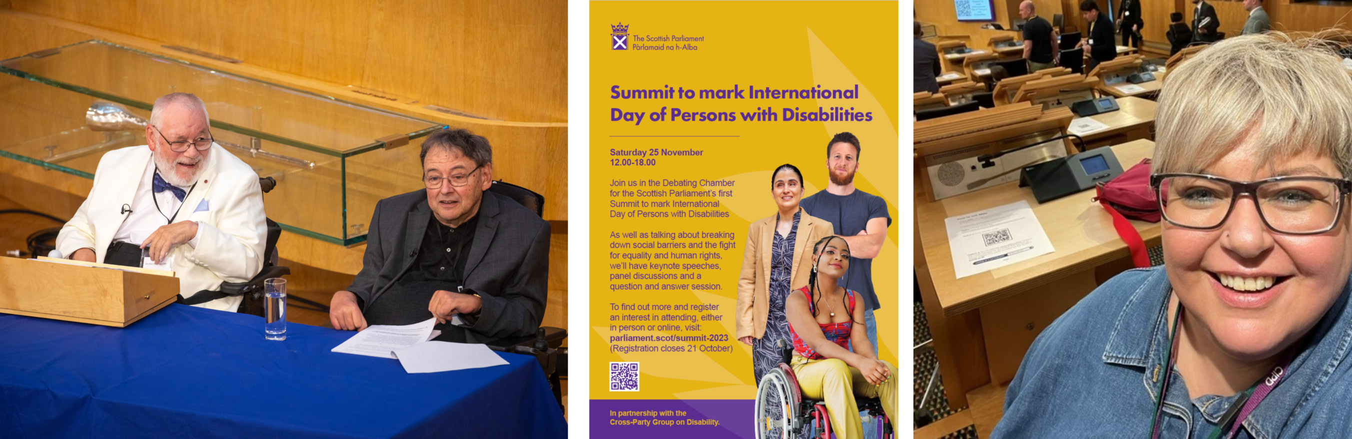 Heather Melville-Hume on Summit to Mark IDPWD | ILF Scotland